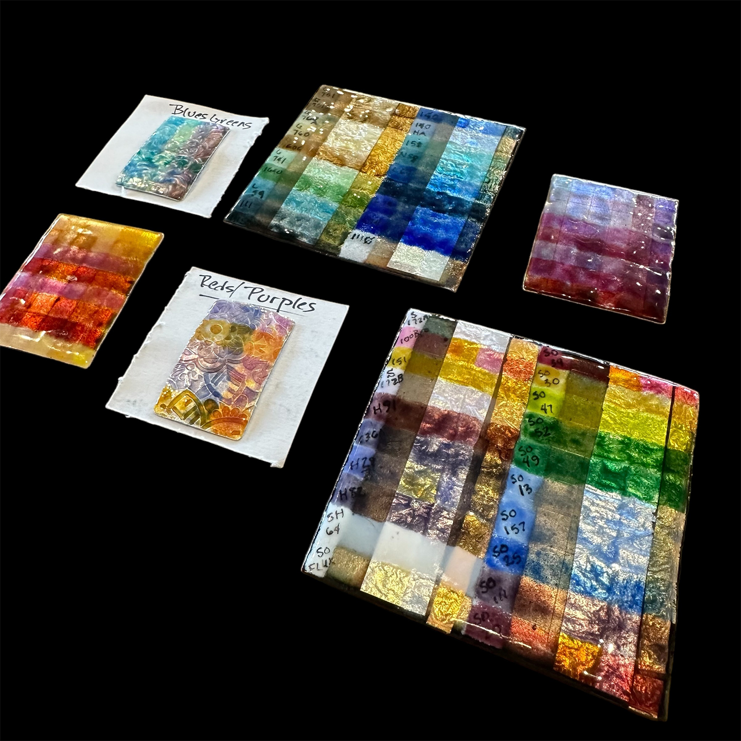 Making Test Plates and Layering Colors | Marianne Goodell - Artist/Jeweler